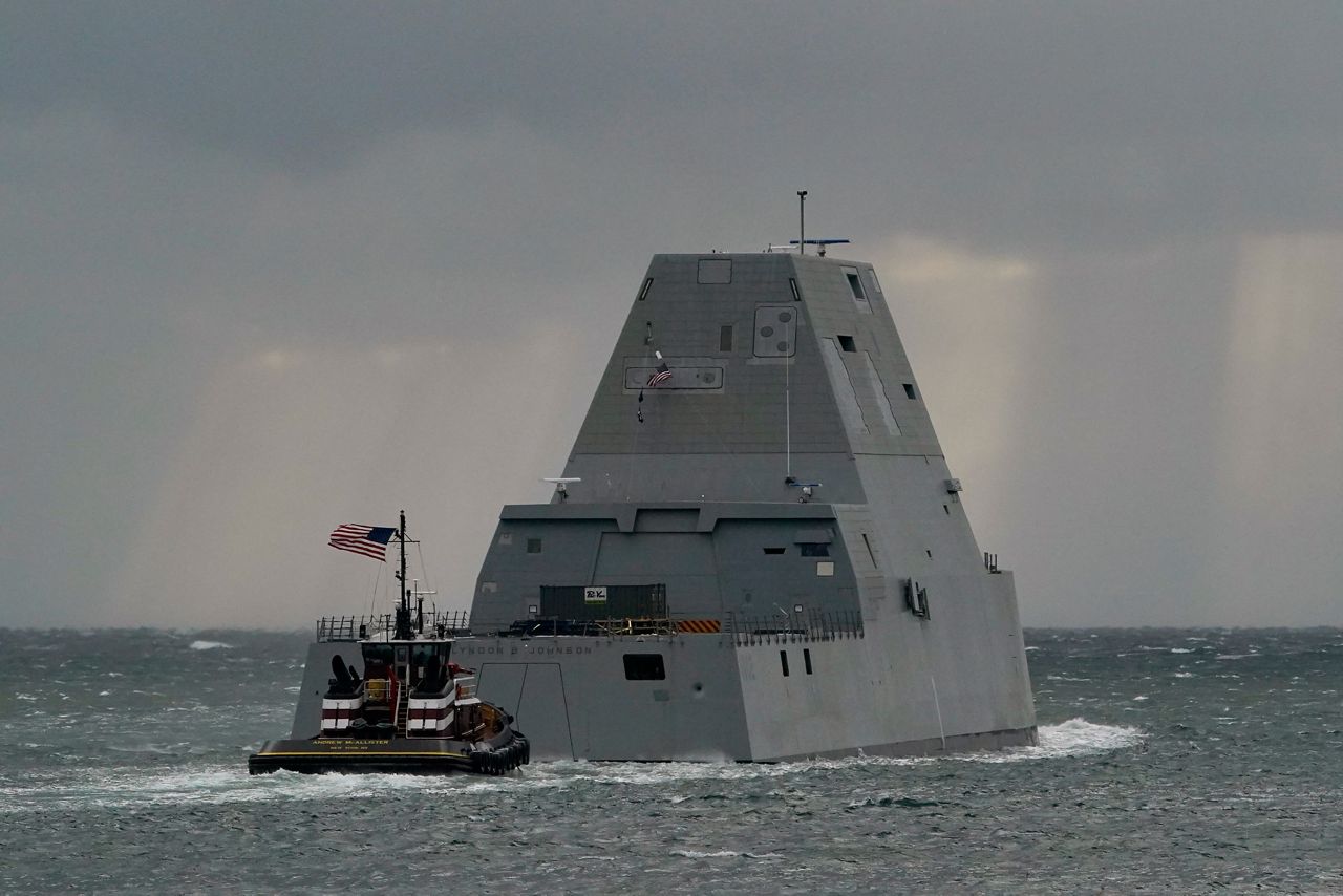 Last of new class of Navy warship departs shipyard