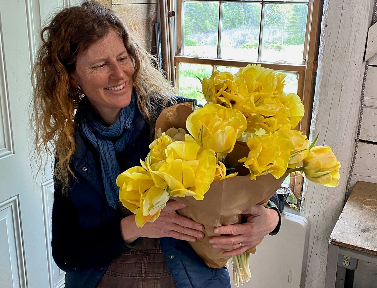 Spring has sprung at Scarborough flower farm