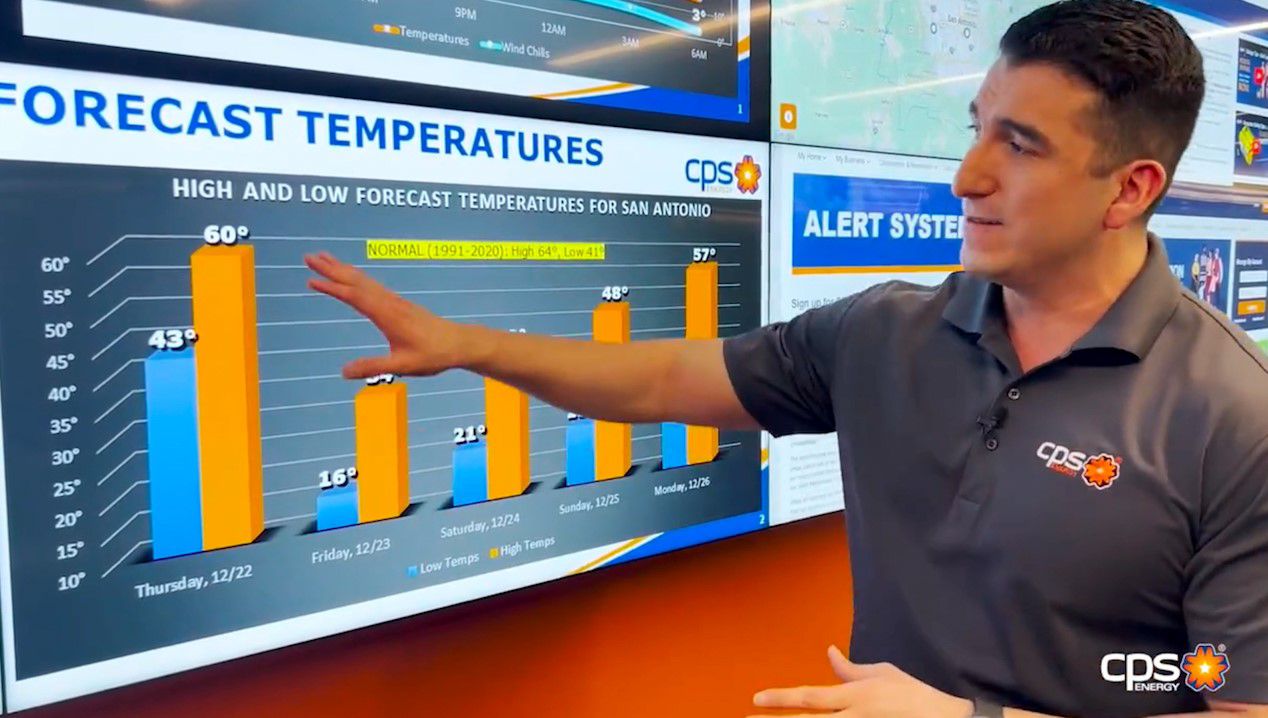CPS meteorologist helps during winter storm