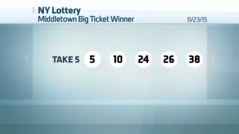 New York Lottery: Winning Take 5 Ticket Sold in Middletown