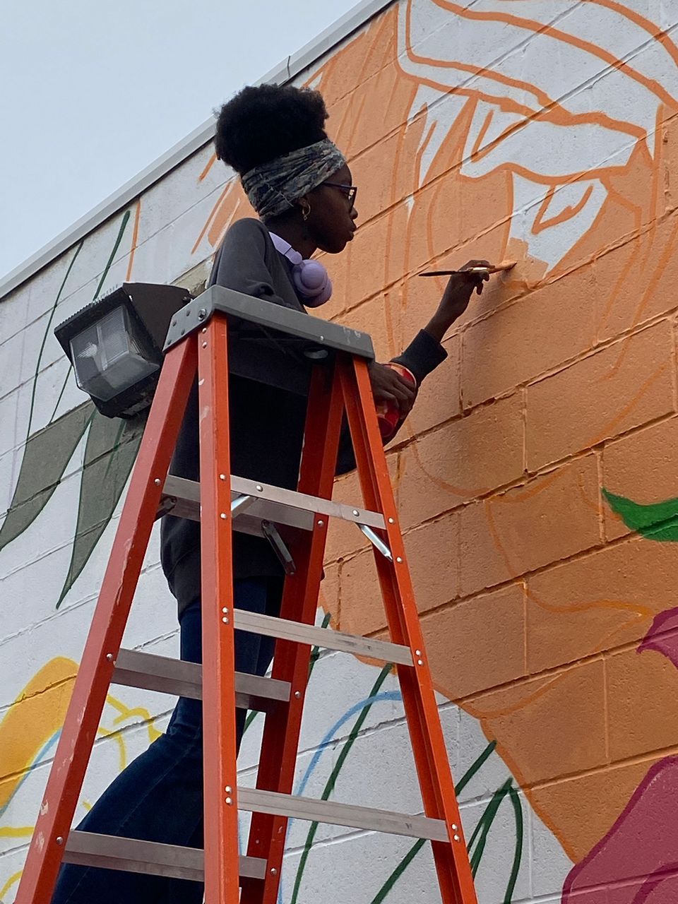 Appleton students painting a beautiful picture