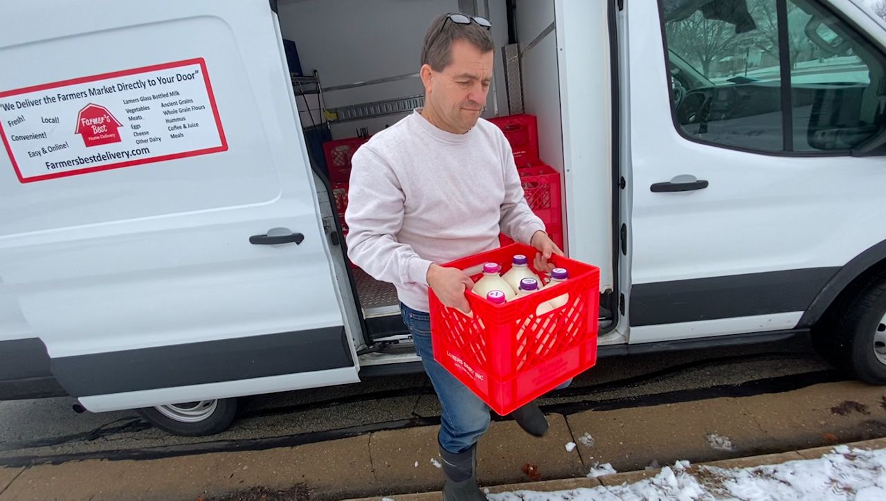 Home delivery of milk gets a new lease on life