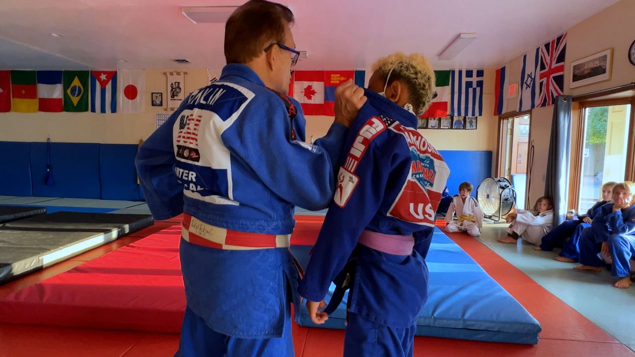 9-year-old Judo fighter takes home three championships