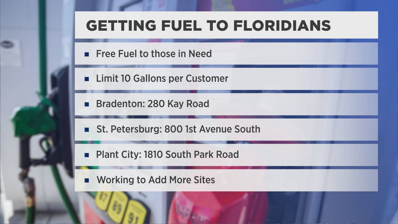 State leaders address fuel situation in Milton's aftermath