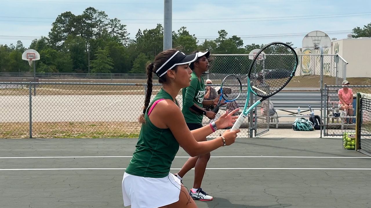Nandini Karanam and Mirabelle Tahiri bring home state title