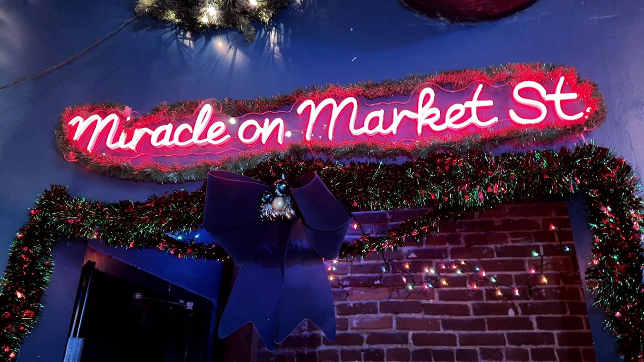 Downtown bar turns into a winter wonderland