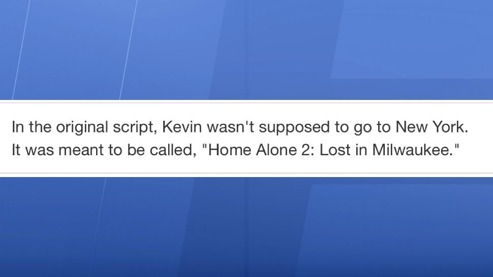 'Home Alone 2: Lost in Milwaukee': Film that never was