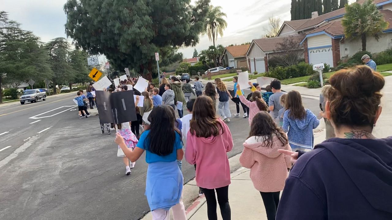 Northridge school celebrates MLK Day with student walk