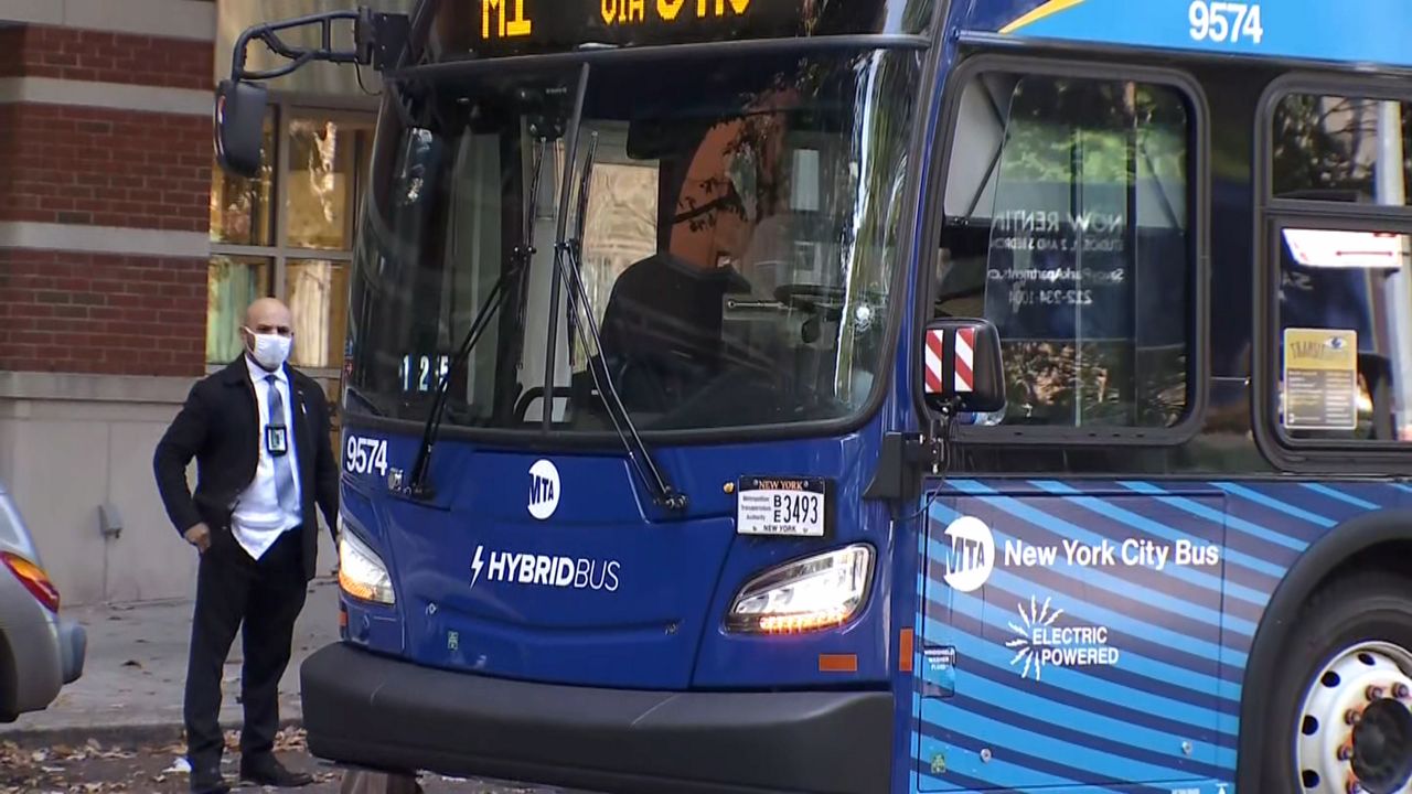 Teen grazed by bullet boarding MTA bus in Harlem