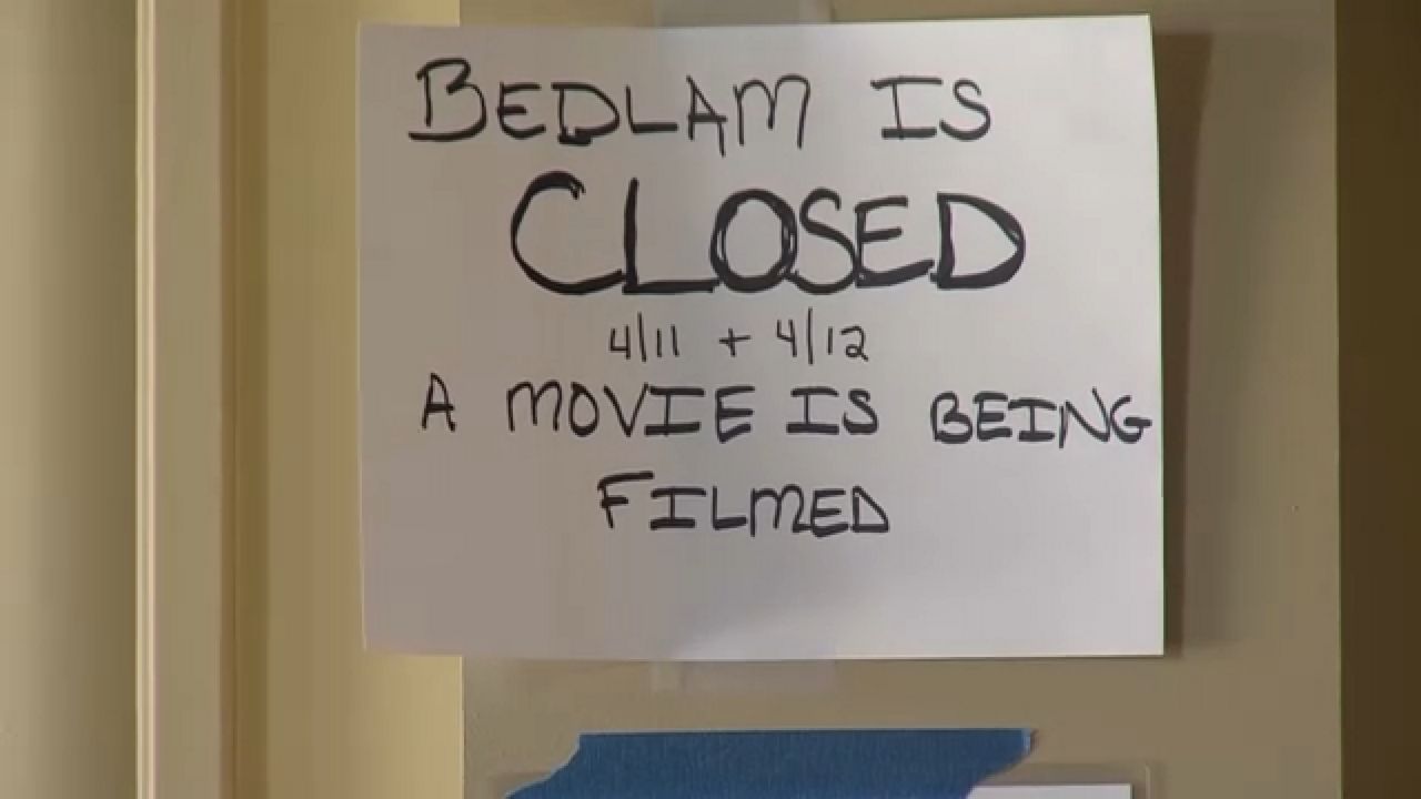 Local movie producer shooting film at Worcester bookstore