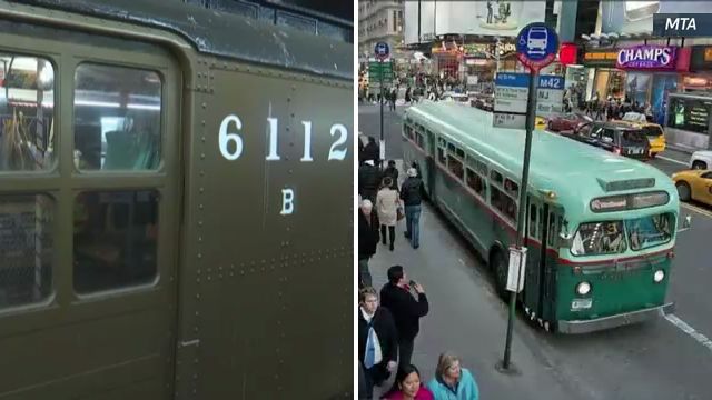 MTA to Take Riders Into the Past with Vintage Trains and Buses on Some ...