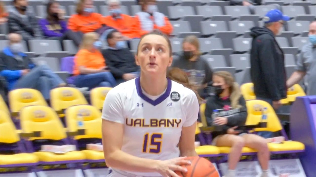 Injuries don't hold UAlbany's Morgan Haney back
