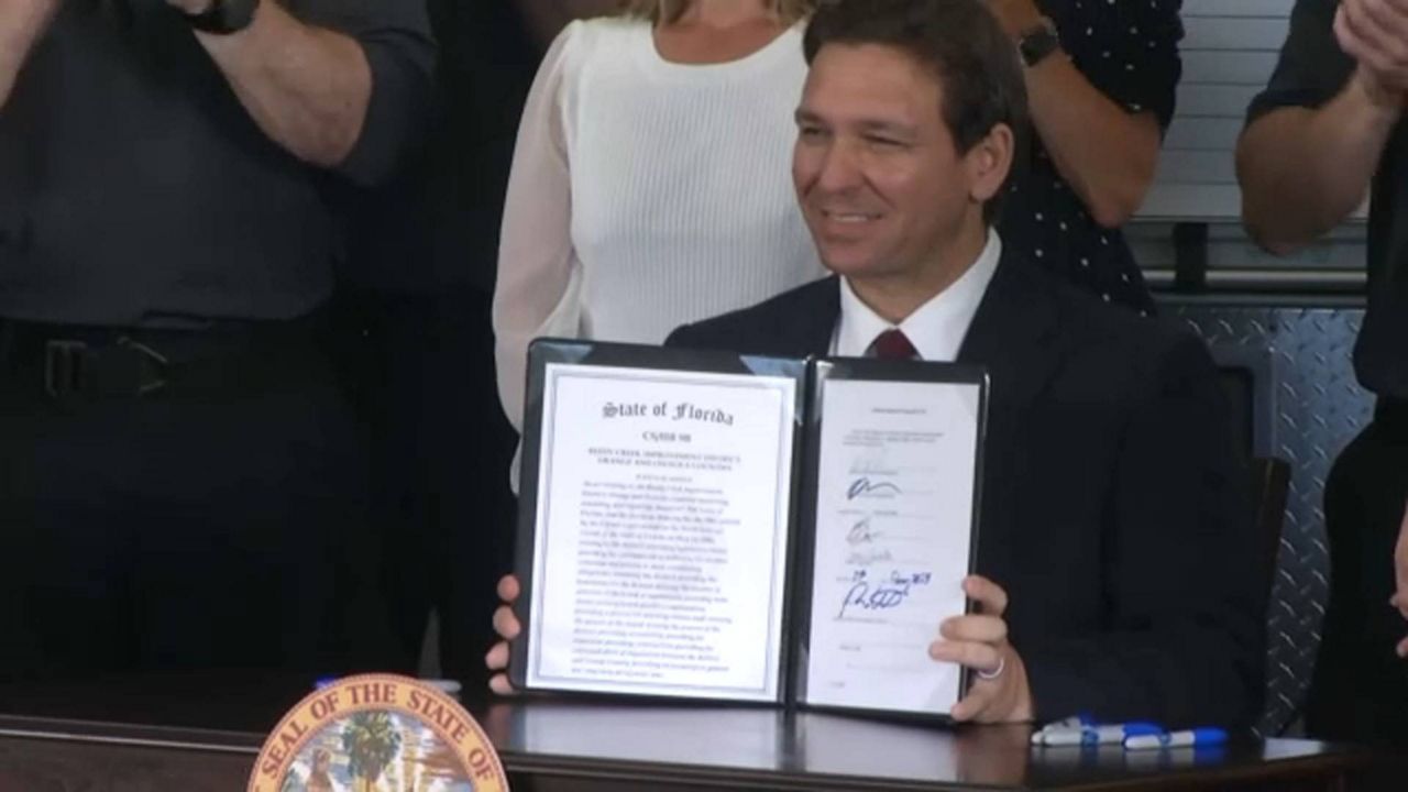 Gov. Ron DeSantis signs Reedy Creek bill