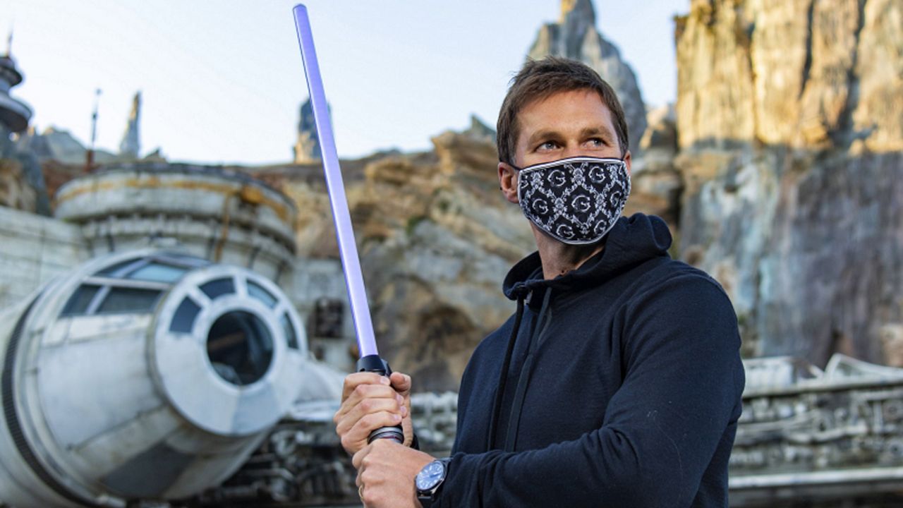 Super Bowl MVP Tom Brady Visits Disney World