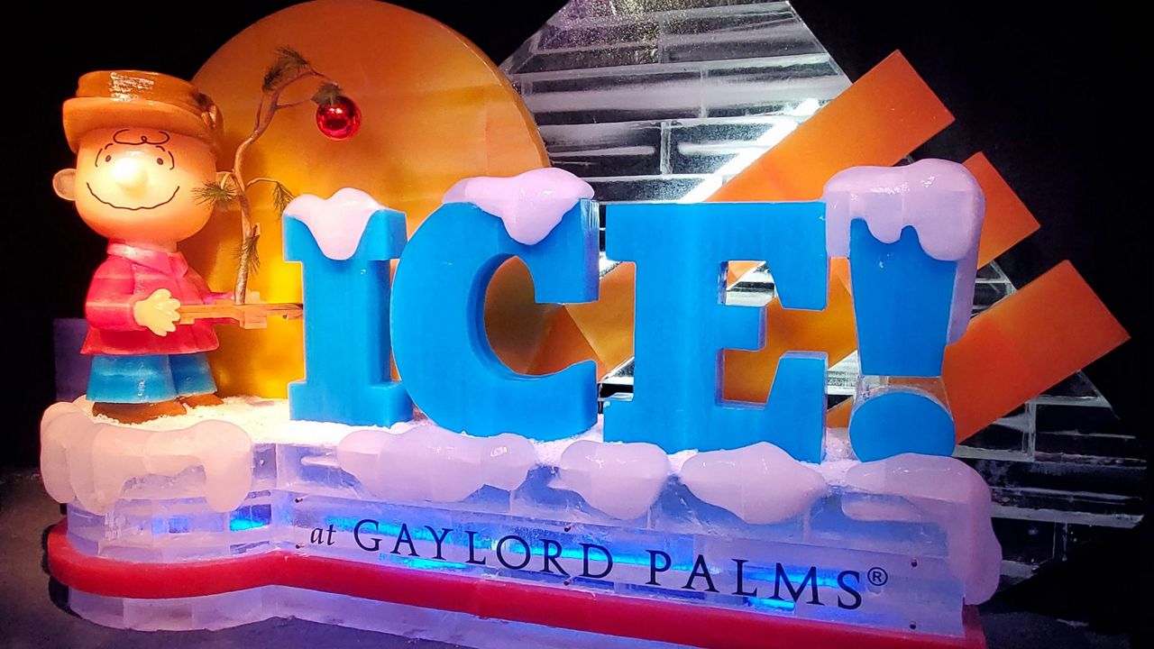 Gaylord Palms recreates 'Charlie Brown Christmas' for ICE