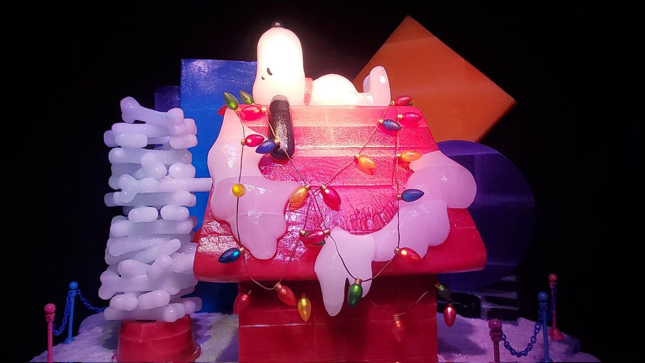 Gaylord Palms recreates 'Charlie Brown Christmas' for ICE