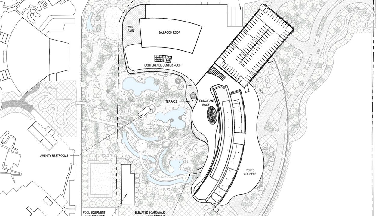 Seaworld Orlando Hotels Map Hilton Grand Vacations Club SeaWorld