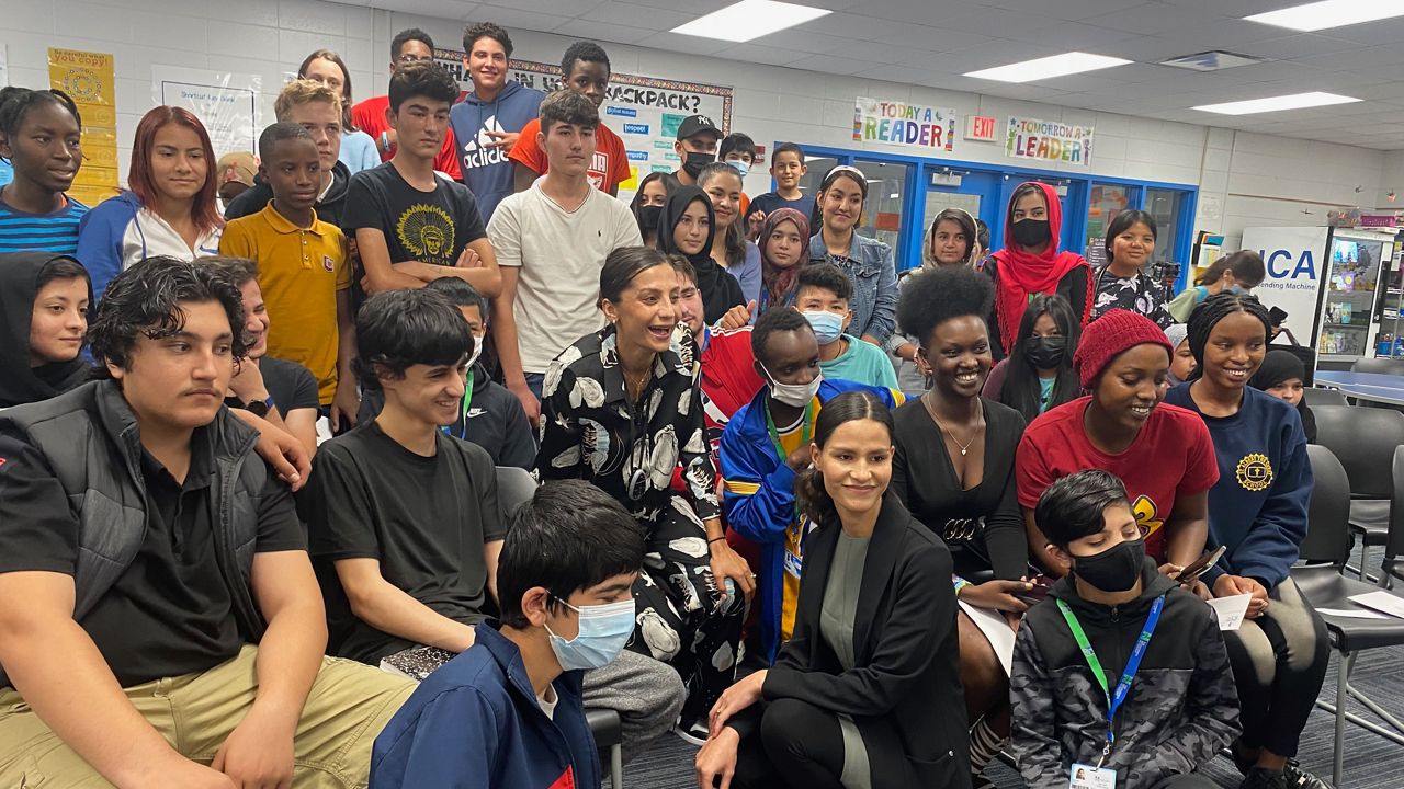 Racing Lou star shares her inspiring story to JCPS students