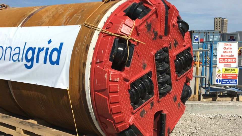 National Grid tunneling under Buffalo River