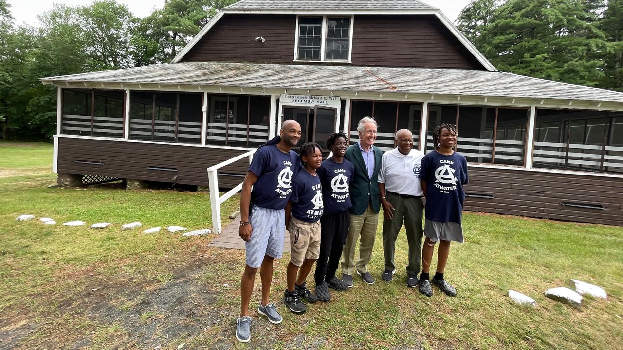 Rep. Richard Neal visits newly-renovated Camp Atwater