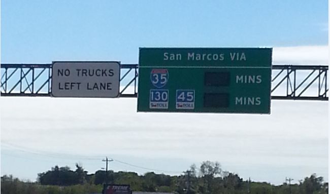 TXDOT Unveils New Travel Time Signs
