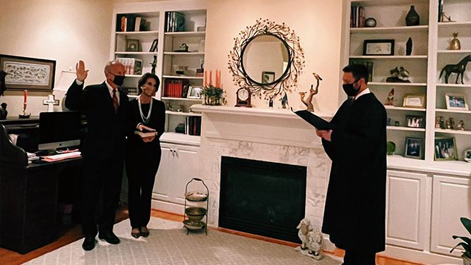 Newby Takes Oath as 30th NC Supreme Court Chief Justice