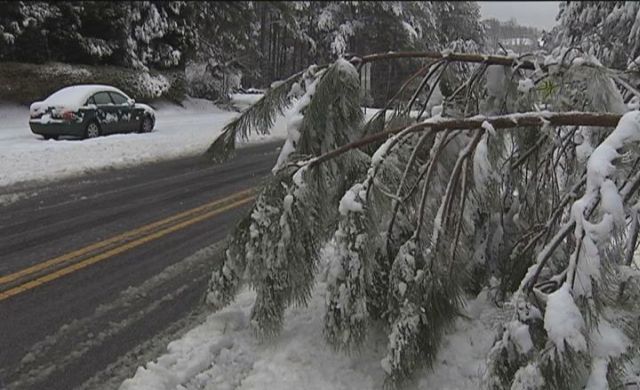 Winter Storm Leaves its Mark on Much of North Carolina