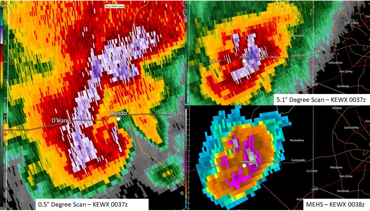 South Texas now holds state's largest hailstone record