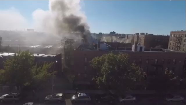 Firefighters put out second fire at Bronx building in 3 days