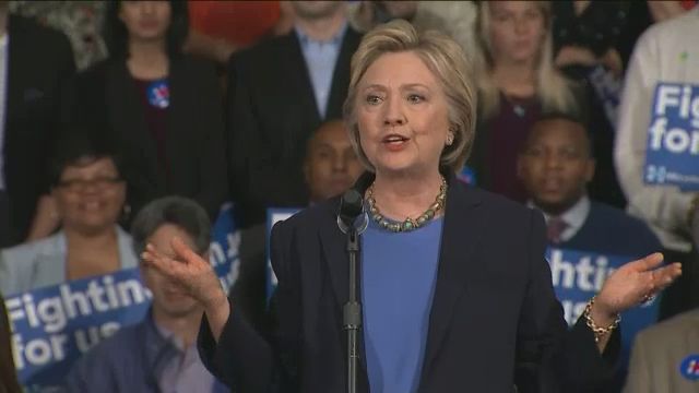Hillary Clinton Holds Rally in Westchester