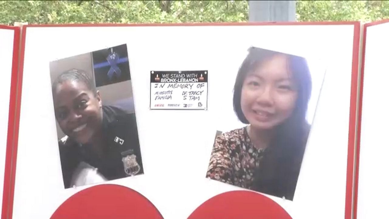 Bronx Vigil Honors NYPD Officer, Doctor Killed in Recent Gun Violence