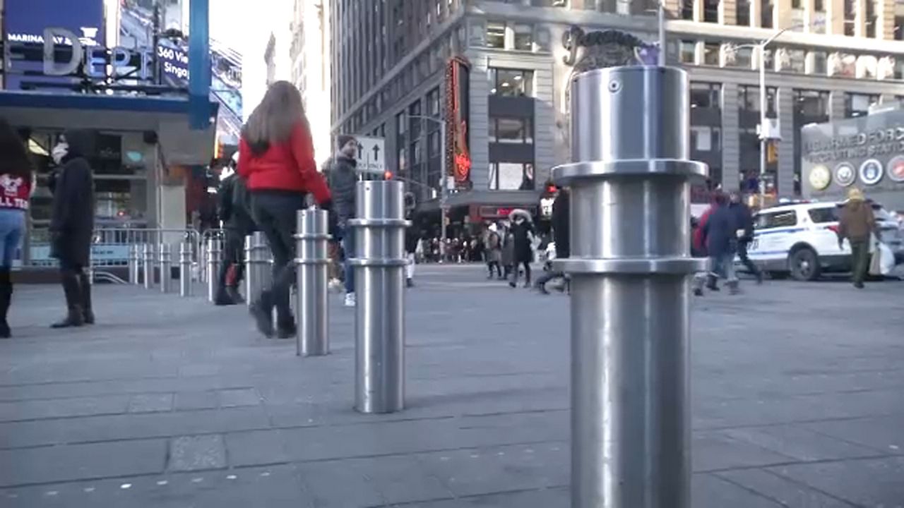 NYC will install more than 1,000 new barriers on some sidewalks