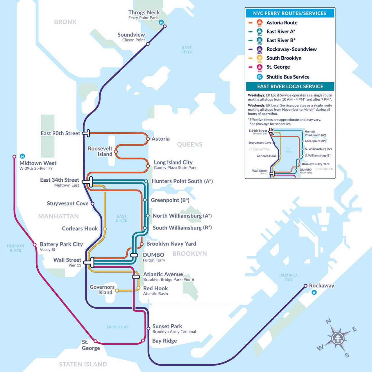 NYC Ferry launches systemwide route redesign