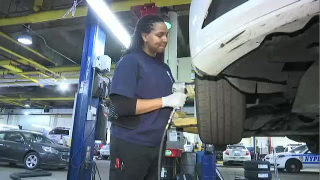 First Female NYPD Mechanic Keeps Force Rolling On