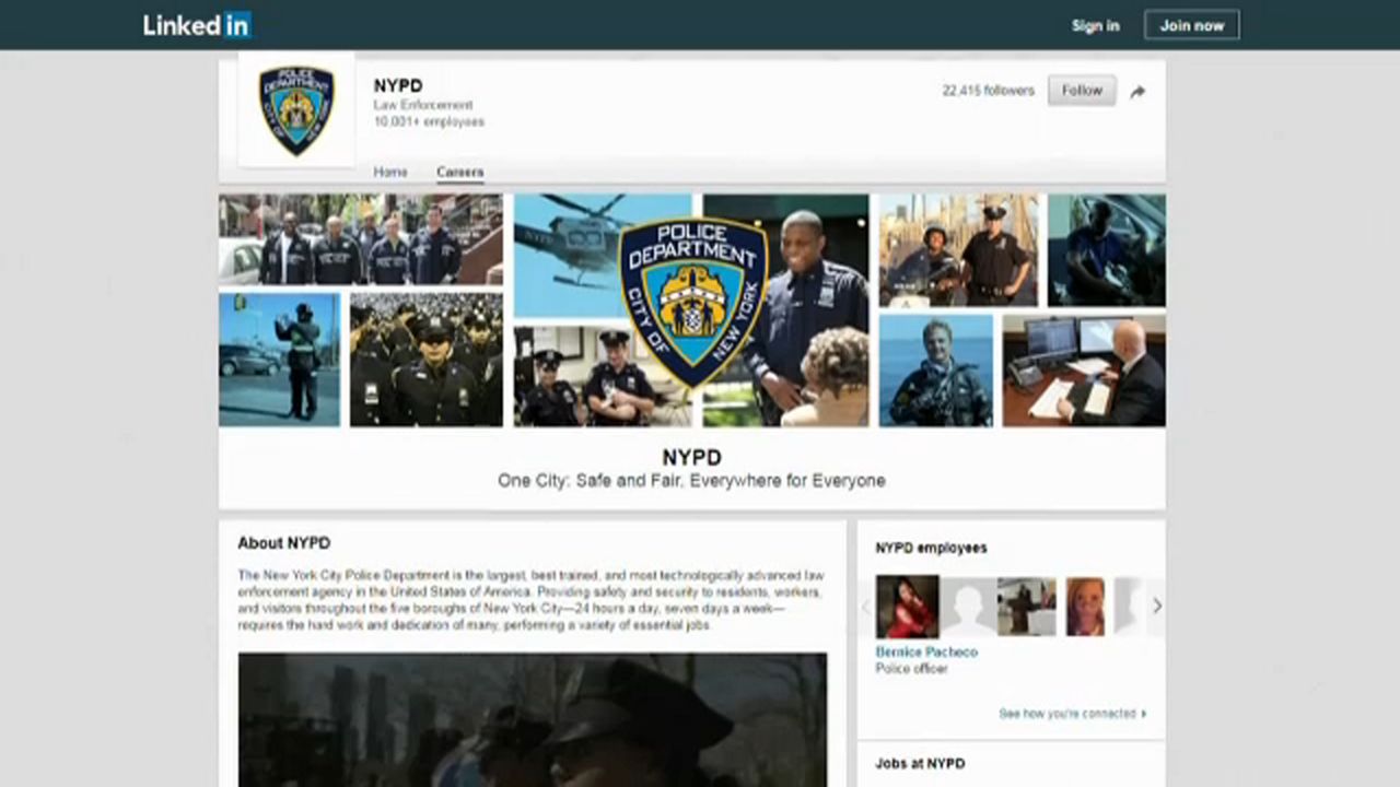 Report: NYPD using LinkedIn to fill open civilian positions