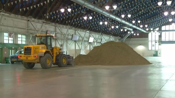 180 Tons of Sand Delivered for New York State Fair