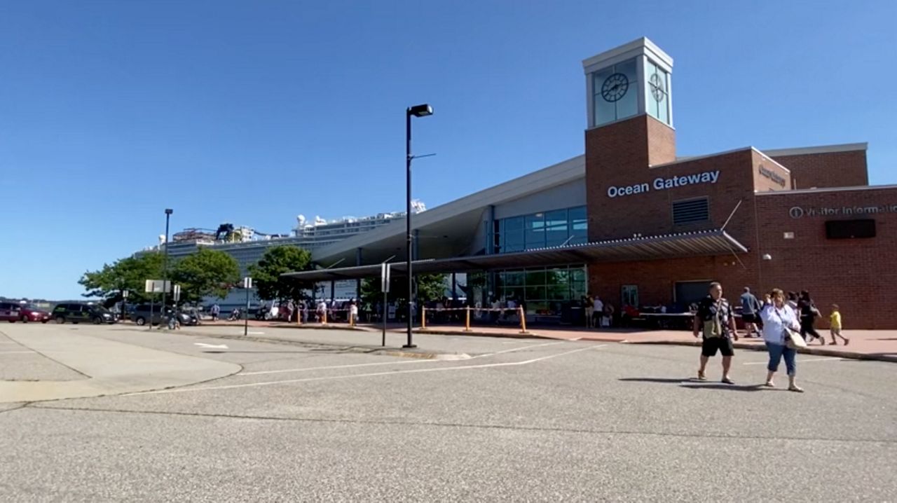 Explosion, fire on cruise ship docked in Portland