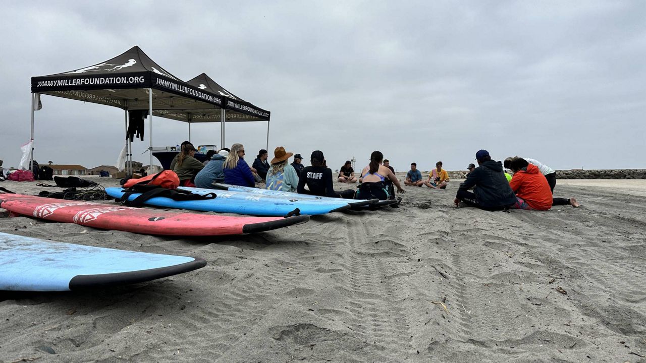 Using the ocean, surfing to help heal Marines