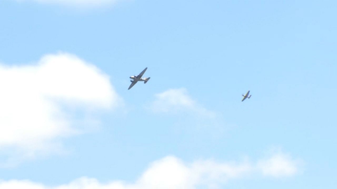 WWII Aircraft Fly For First Responders & Essential Workers