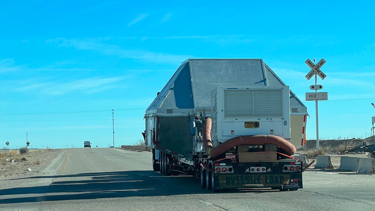 NASA's Orion spacecraft spotted driving back to Florida