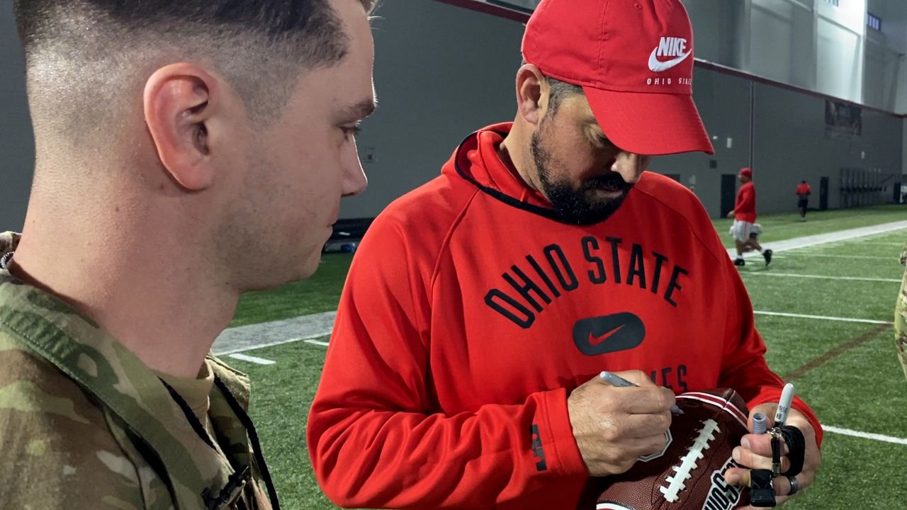 Military gets behind-the-scenes look at OSU football