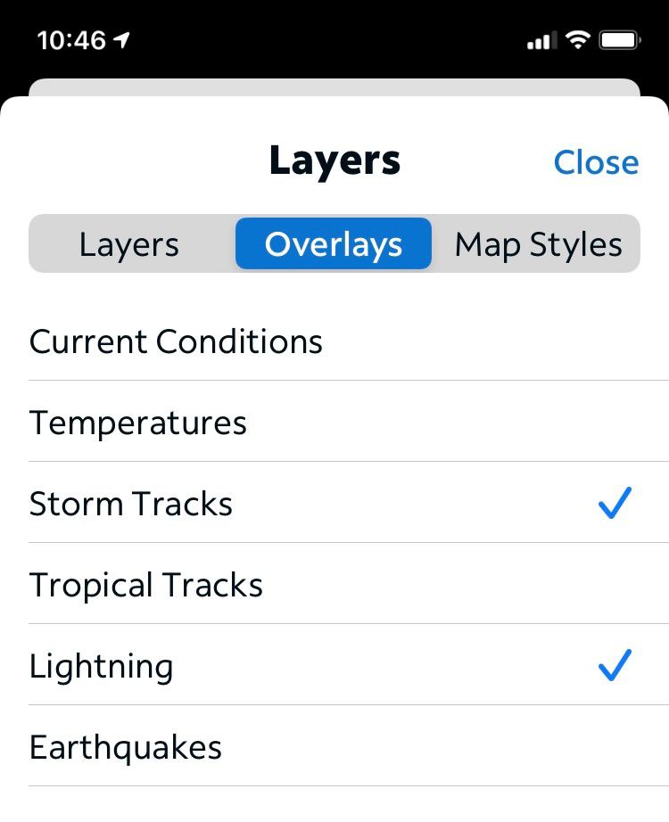 Interactive radar tutorial