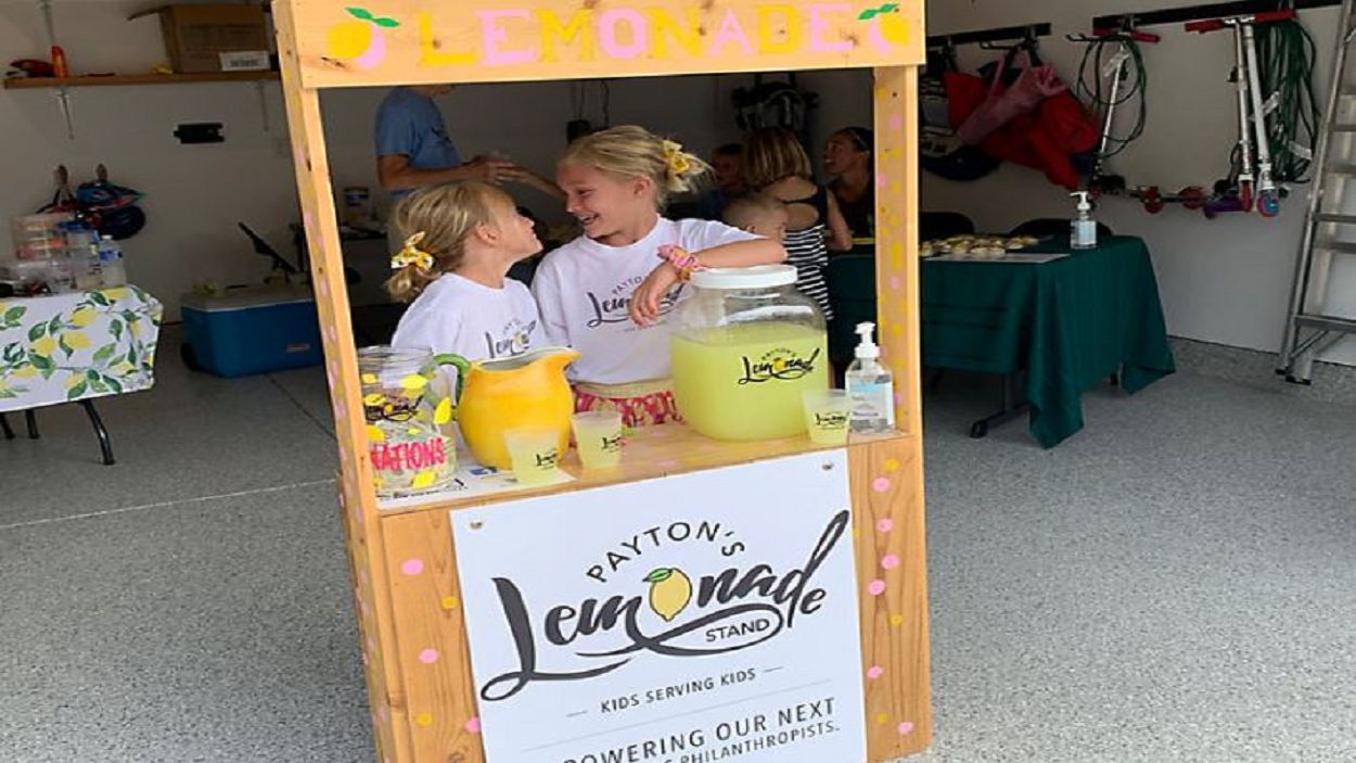Lemonade stand fundraiser helps put smiles on kids faces