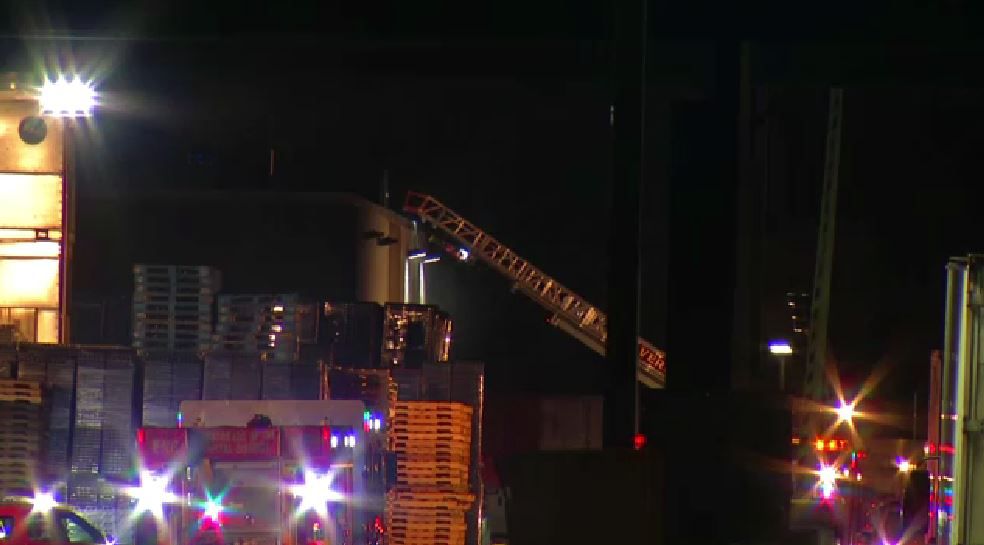 Fire breaks out after propane tank explosion at Latham plant
