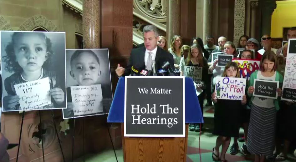 Hoosick Falls Residents Bring PFOA Concerns to Capitol