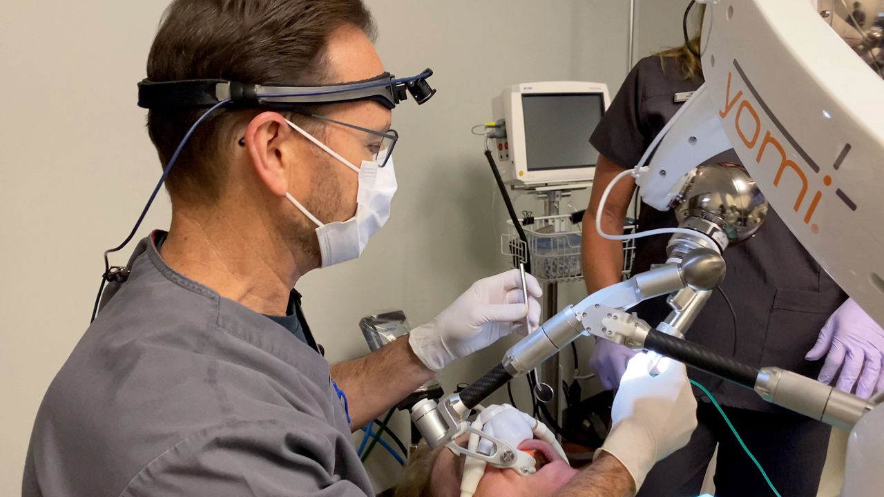 North Texas dentist uses dental robot