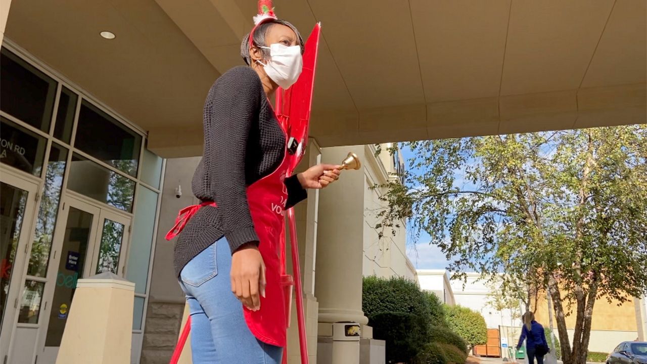 Woman Becomes Salvation Army Bell Ringer for First Time