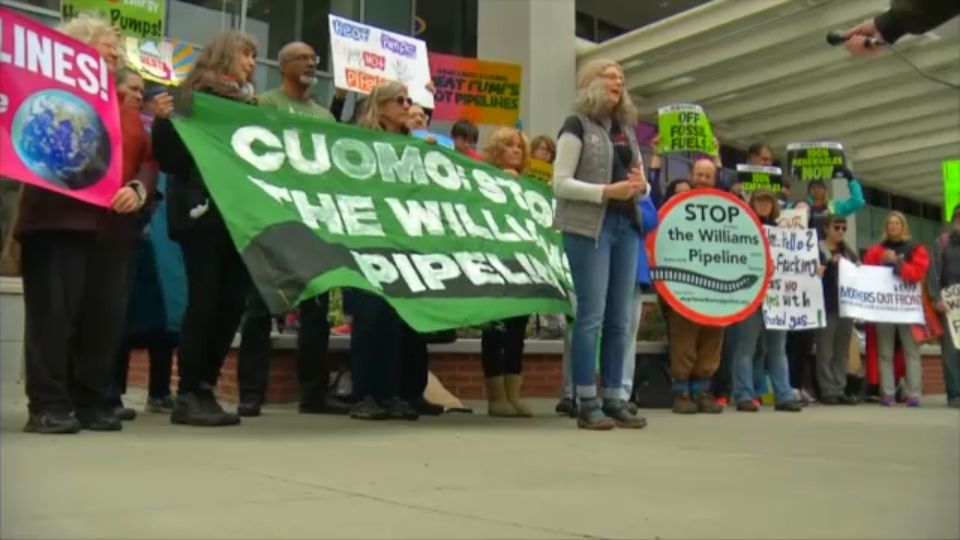Protesters Want More Renewable Energy, Less Natural Gas