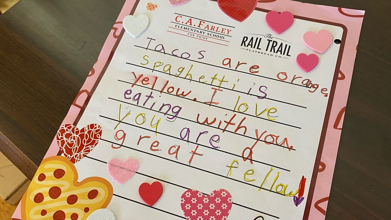 Hudson restaurant serving pizza and poems on Valentine's Day