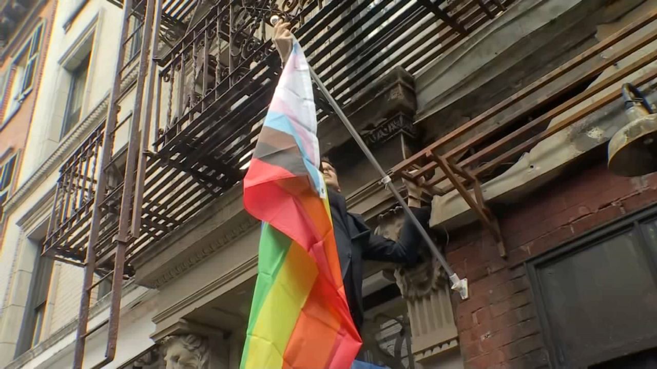 Pride flag outside of SoHo restaurant set on fire